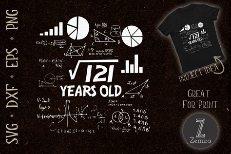 Square Root 121 11th Birthday Love Math Graphic By Zemira · Creative
