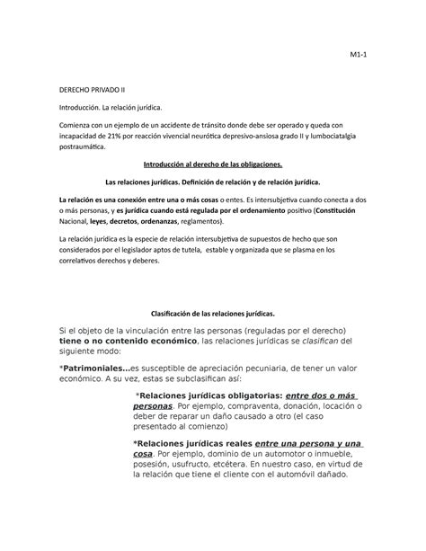 Primer Parcial Derecho Privado Ii Obligaciones 2021 M1 Derecho