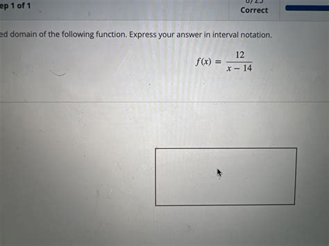Solved Ed Domain Of The Following Function Express Your