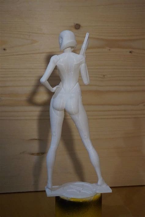 Mass Effect Edi Statue 3d Model 3d Printable Cgtrader