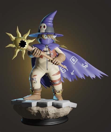 Stl File Wizardmon Digimon 🐉 ・3d Print Object To Download・cults