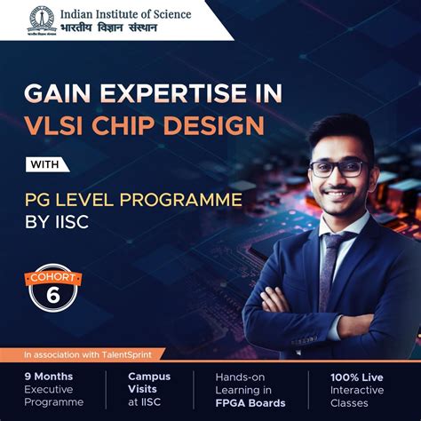 Talentsprint On Linkedin Vlsi Course Chip Design Pg Level Certification At Iisc