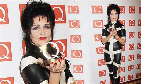 Siouxsie Sioux 54 Slips Into A Rubber Jumpsuit At The Q Awards