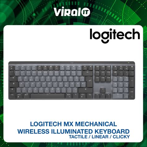 LOGITECH MX MECHANICAL WIRELESS ILLUMINATED KEYBOARD Shopee Malaysia