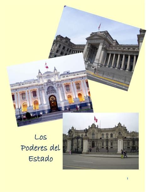 Los Tres Poderes Del Estado Peruano