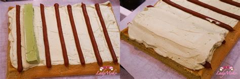 抹茶奶凍蛋糕焦糖捲食譜 Matcha Panna Cotta Caramel Cake Roll｜軟q軟q奶凍食譜推薦 ♥毛毛s 吃美食