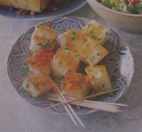 Le Chef Pierre D Iberville Bouchées de Halloumi grillé Apéro