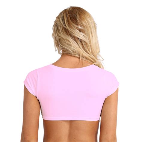 Wholesale Sexy Solid Short Sleeve Cropped T Shirt Vpm051834 Wholesale7