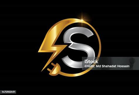 문자 S 전기 로고 전력 에너지 로고 및 아이콘 벡터 디자인이 있는 전기 기호 깨끗한에 대한 스톡 벡터 아트 및 기타 이미지 깨끗한 뇌우 로고 Istock