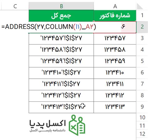 ادغام چند شیت در اکسل گروه تخصصی اکسل پدیا