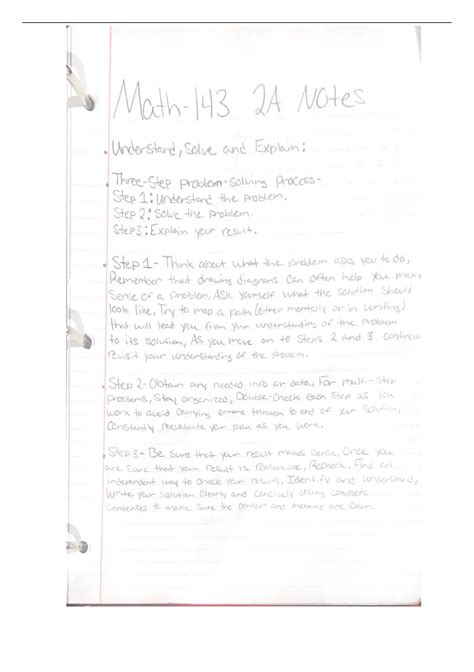 Solving Problems With Units And Conversions With Example Problems Math143 Mat143 Stuvia Us