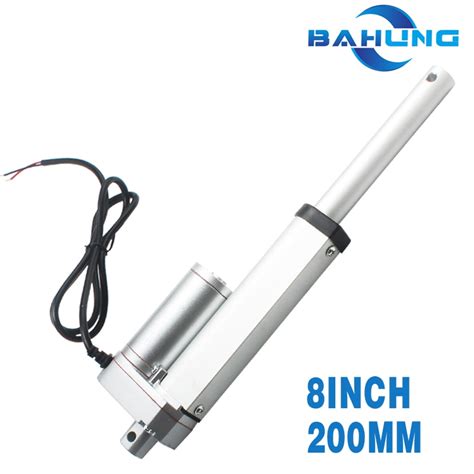 리니어모터 액츄에이터12v 24v 소형 전기 선형 모션 액추에이터 드라이브 Dc 모터 200mm 8 인치 티몬