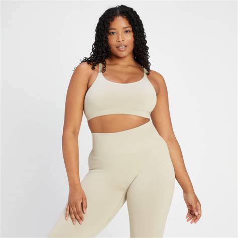 Reggiseno Sportivo Incrociato Senza Cuciture Mp Rest Day Grigio