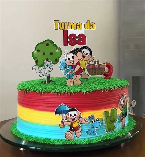 Topper De Bolo Turma Da Monica Elo7 Produtos Especiais