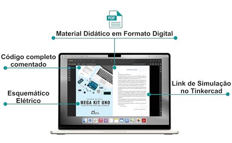 mega kit robótica para arduino uno e 200 pcs com tutorial br
