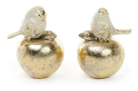 Декоративна статуетка пташка на яблуці 9 см гранд презент 218 444 — ціна 147 грн у каталозі