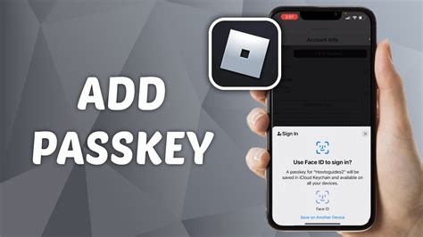 How To Add Passkey To Roblox Account YouTube