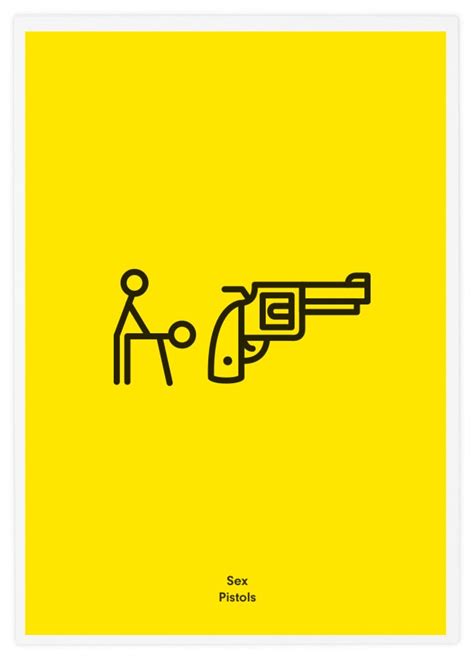 Stunning Minimalist Illustrations Of Iconic Rock Bands Freeyork