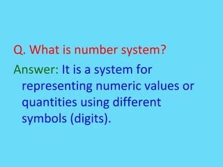BINARY NUMBER SYSTEM PPT