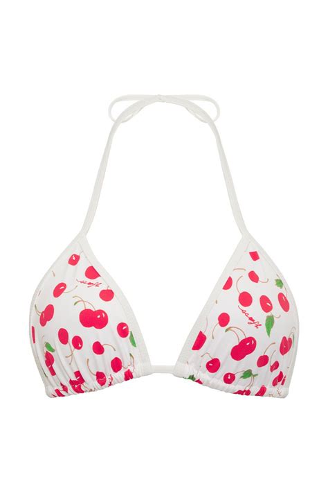 Cherry Triangle Bikini Top S Artofit