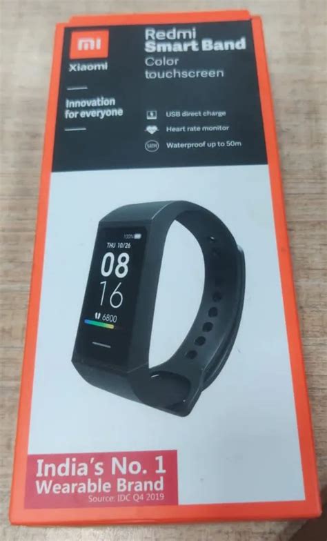 Black Rectangular Mi Band Smart Watch For Daily At Rs Piece In New Delhi