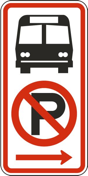 No Parking Bus Stop Sign Free Shipping Over 49