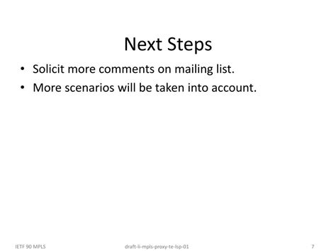 Ppt Proxy Mpls Traffic Engineering Label Switched Path Lsp Draft Li Mpls Proxy Te Lsp