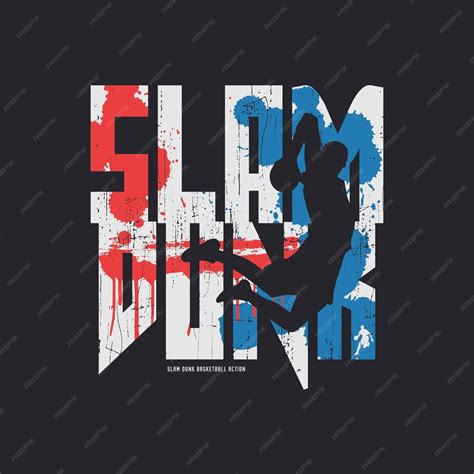 Premium Vector Slam Dunk Basketball Championshipt Shirt Print