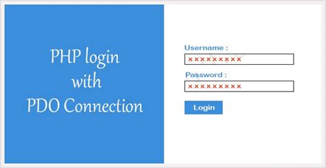 PHP Login With PDO Connection Tech Blog