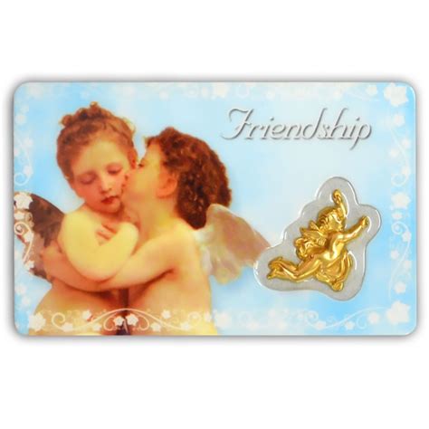 Friendship Laminated Prayer Card With Medal Discount Catholic Products