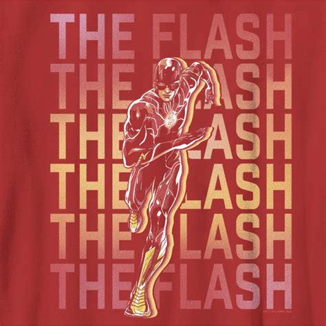 The Flash Boys The Flash Speedster Stacked Logo Graphic Tee
