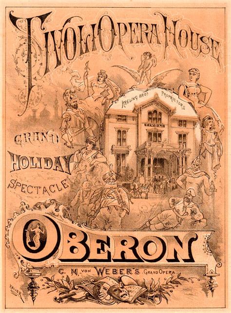 San Francisco Theatres The Tivoli Opera House 1879 1903
