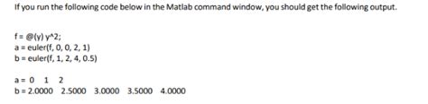 Solved Use Matlab Code Please Rework The Preallocation Chegg