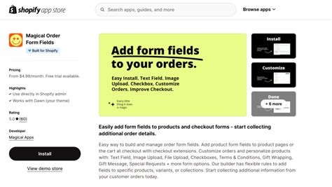 How To Make A Custom Order Form On Shopify Mipler