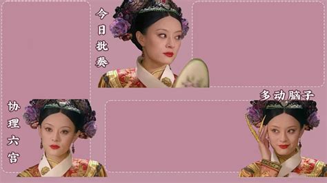 甄嬛搞笑桌面分区壁纸 花瓣网