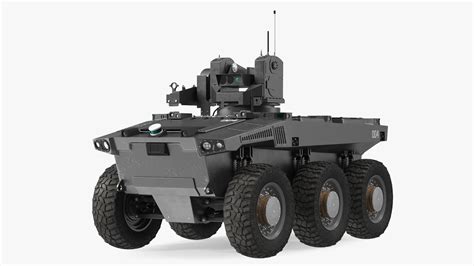 Armed Scout Robot Rigged 3d Model 3d Molier International