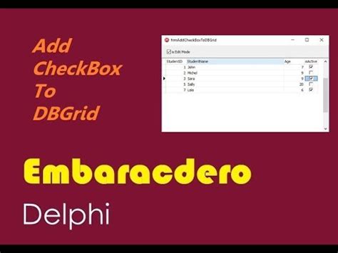 Dbgrid Delphi Delphi Dbgrid Stack Overflow