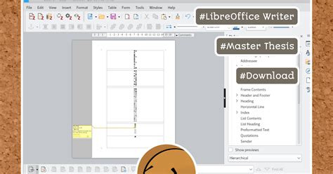 LibreOffice Writer版本的論文書背 Back of Master Thesis for LibreOffice Writer 布丁布丁吃什麼