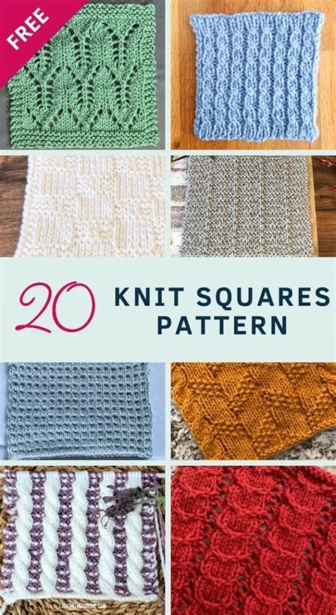 Discover The Joy Of Knitting With These 20 Free Blanket Square Patterns