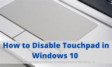 How To Disable Touchpad In Windows Hp Dell Asus Laptop Tutorial