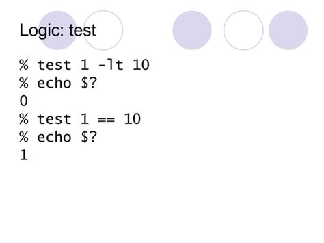 Unix Shell Scripting Basics Ppt