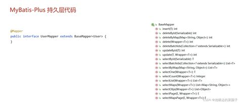 Mybatis Plus的笔记mybatisplus 动力节点 Csdn博客