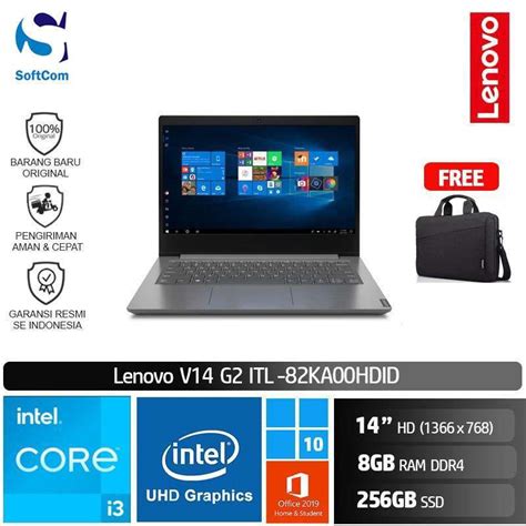 Promo Lenovo V G Itl Hdid Notebook Core I G Gb Gb Ssd Win Home Ohs
