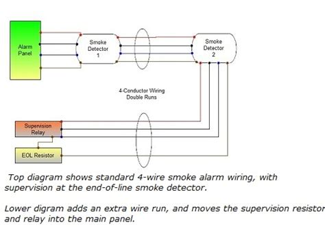 3 Wire Fire Alarm Smoke Detector Wiring Diagram Detector Detectors