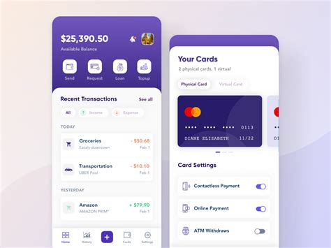 Money Management App Freebie Free Psd Ui Download