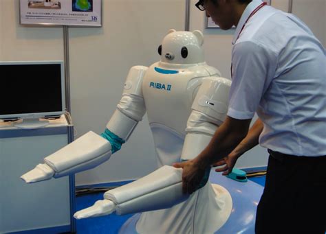 Video Watch Cute Healthcare Robot Riba Ii In Action • Techcrunch