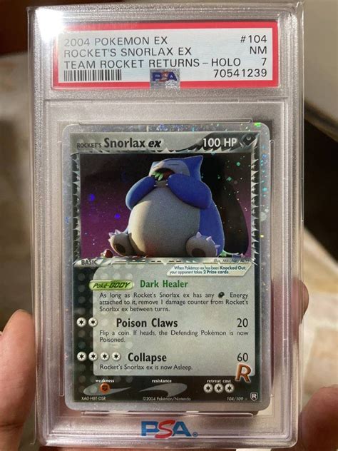 Team Rocket Snorlax Ex Hobbies And Toys Memorabilia And Collectibles