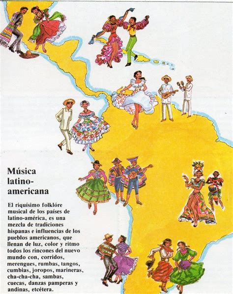 El Riquísimo Folklóre Musical De Los Países De Latino América Es Una Mezcla De Tradiciones