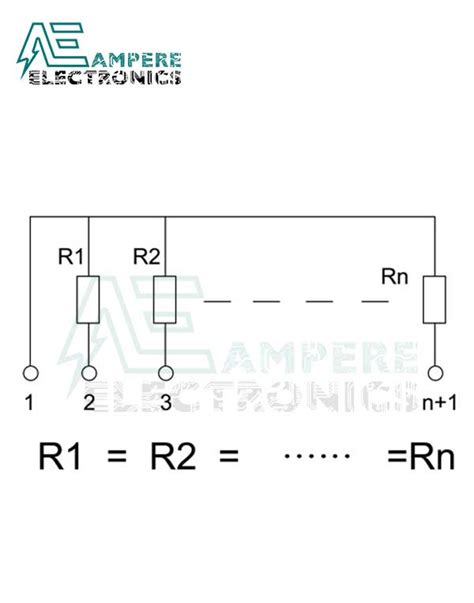 22kohm 9 Resistor Network 10pins Flux Electronix