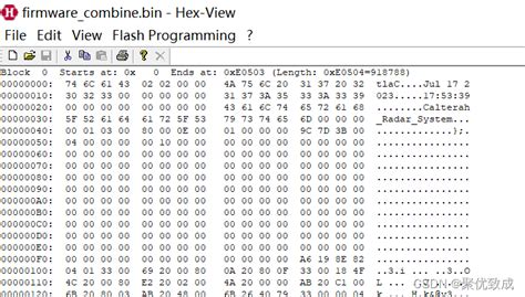 汽车电子 Bin、hex、srec、s19等文件的区别srec文件 Csdn博客